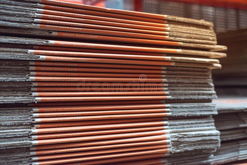 Stack Heavy Duty Cardboard Boxes Warehouse Stock Photos - Free ...