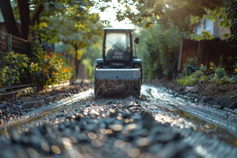Heavy Duty Macadam Stone Rolling Machine for Effective Road Surface ...