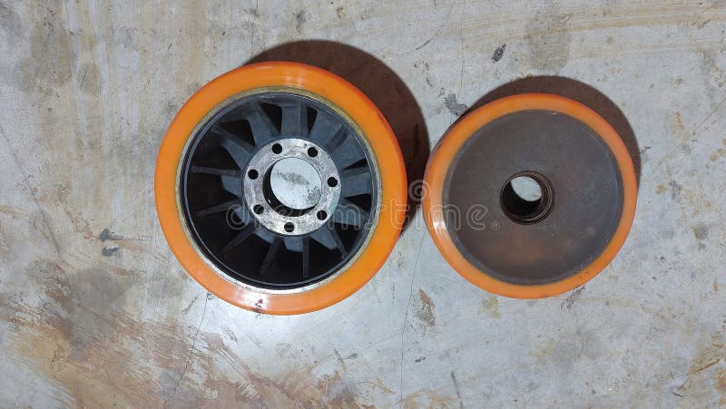 Heavy-duty Polyurethane Drive Wheel for Forklift, Durable and Reliable ...
