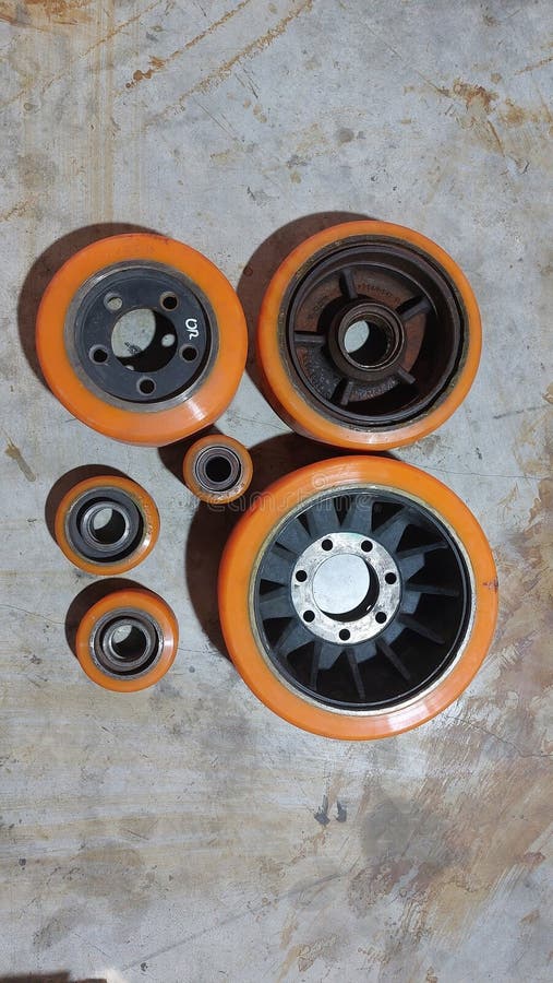 Heavy-duty Polyurethane Drive Wheel for Forklift, Durable and Reliable ...