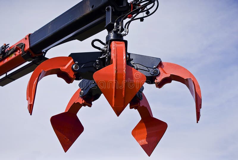 Heavy Duty Scalp Grab stock image. Image of jaws, crane - 14008237