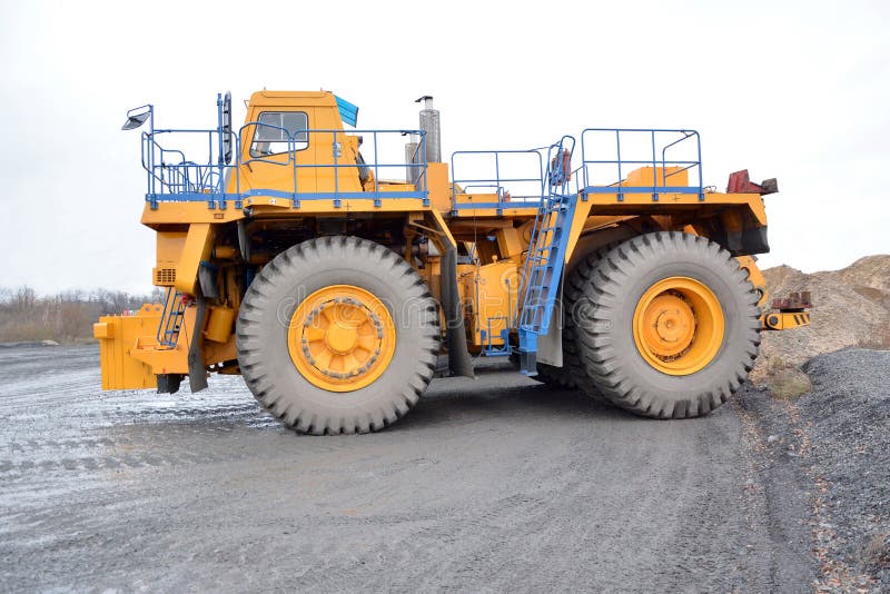 Heavy-duty Truck-tractor for Working in a Career Editorial Image ...
