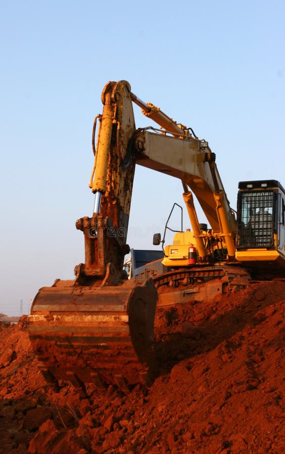 Heavy equipment stock photo. Image of road, equipment, metaltrack - 163932
