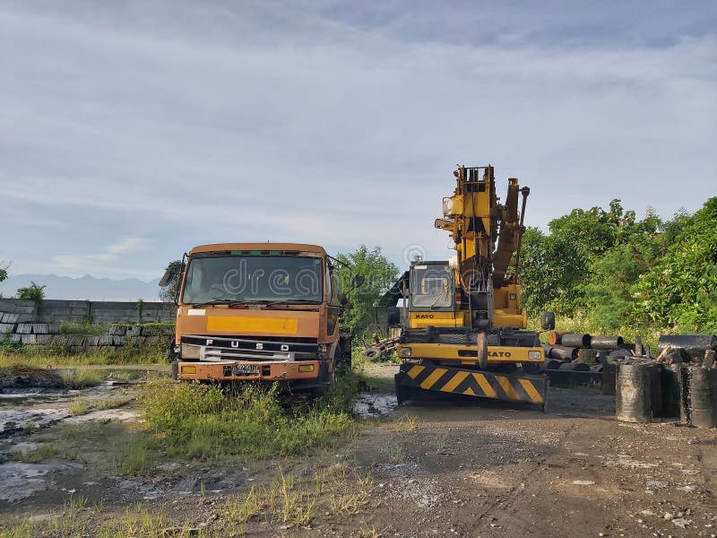 Heavy Equipment that Does Not Work because it is Damaged Editorial ...