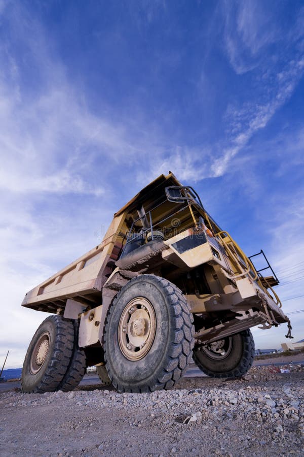 Heavy Equipment Dump Truck stock photo. Image of earthmover - 164162236
