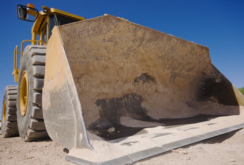 Heavy Equipment Hydraulic Loader Stock Image - Image of bucket, outdoor ...