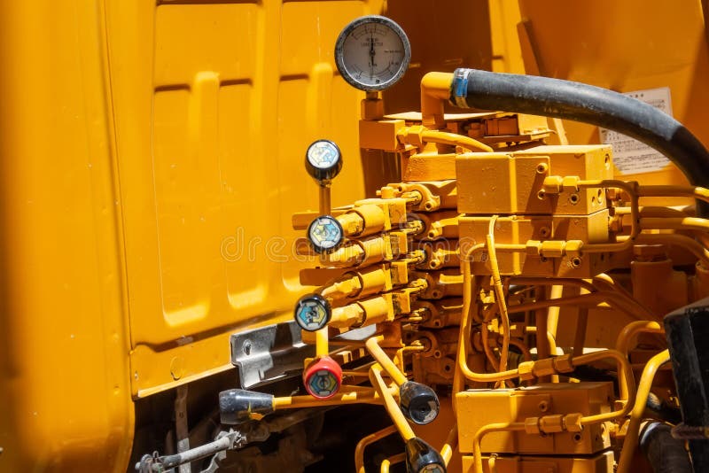 Heavy Equipment Levers for Controlling the Mechanical Parts of the ...