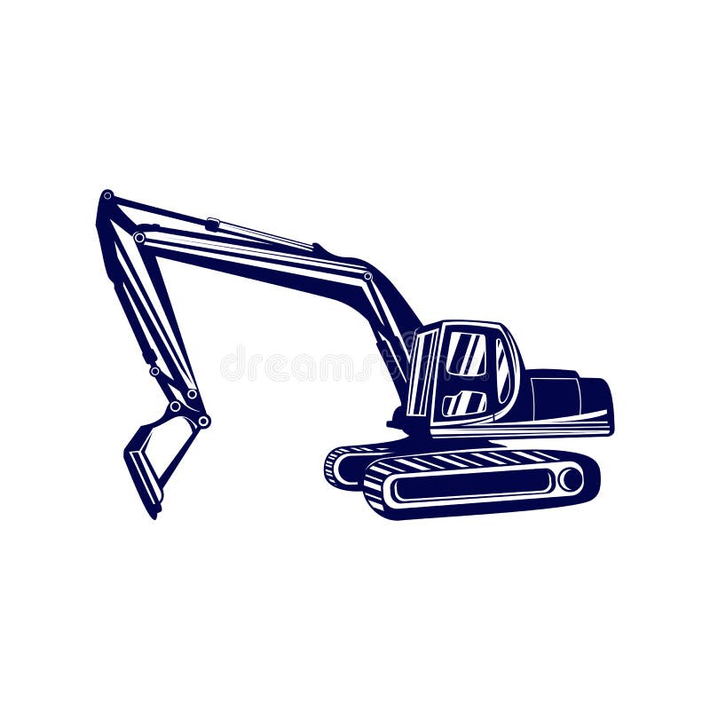Heavy Equipment Logo Design Vector. Heavy Equipment Logo Template Stock ...