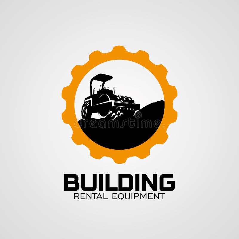 Heavy Equipment Logo Designs Template Stock Vector - Illustration of ...