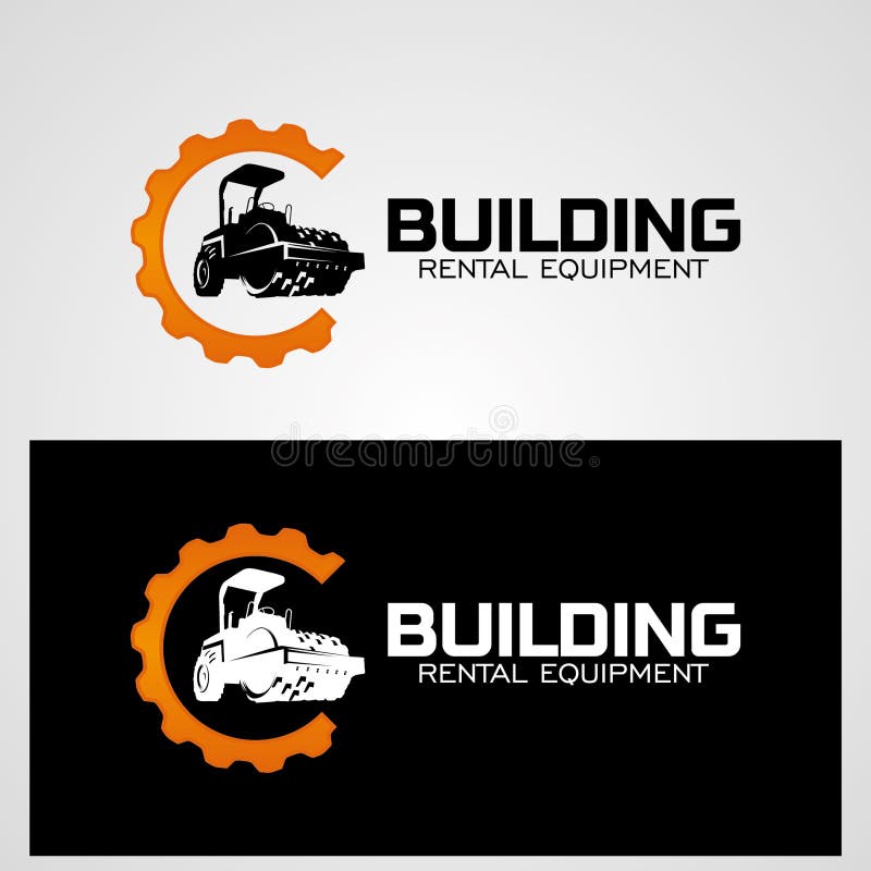 Heavy Equipment Logo Designs Template Stock Vector - Illustration of ...