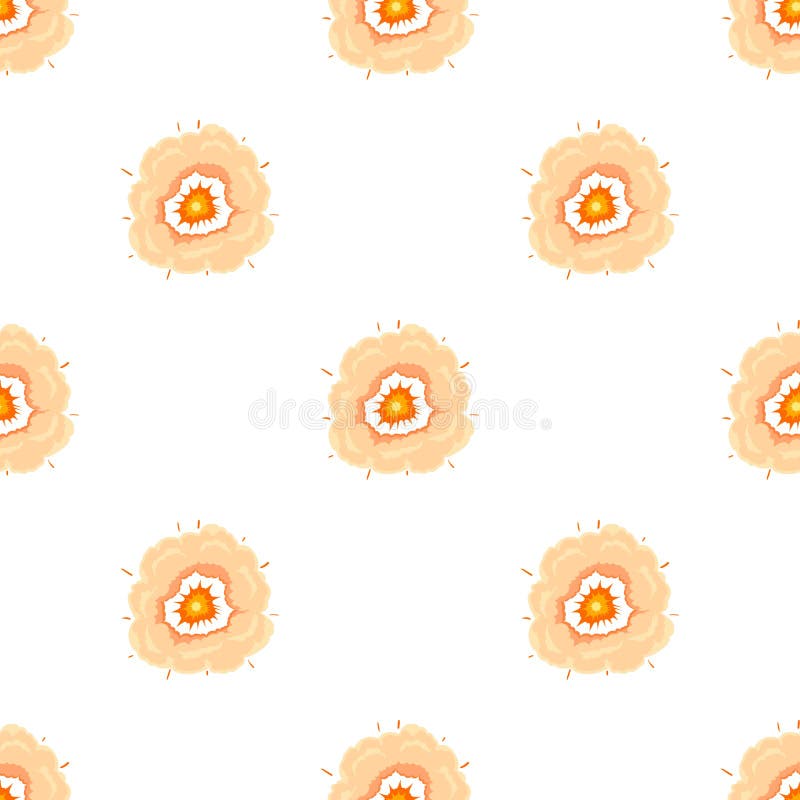 Heavy Explosion Pattern Seamless Vector Stock Vector - Illustration of ...