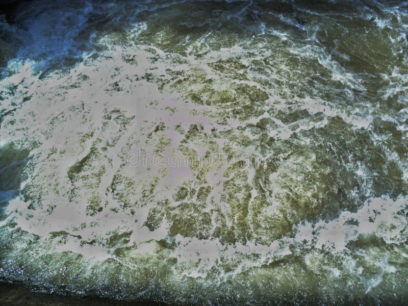 Heavy and Fast Flow of River Water Stock Photo - Image of droplet ...