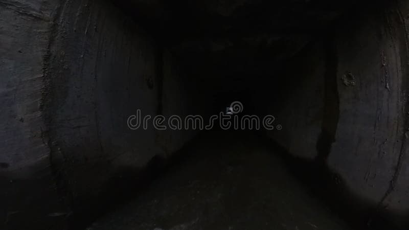 Heavy Flow of Water Along the City Drainage System. Stock Video - Video ...