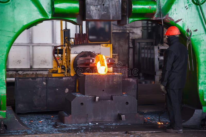 Heavy forgings plant stock photo. Image of forge, steel - 169700610