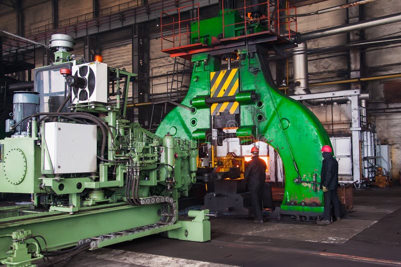 Heavy forgings plant stock photo. Image of forge, steel - 169700610