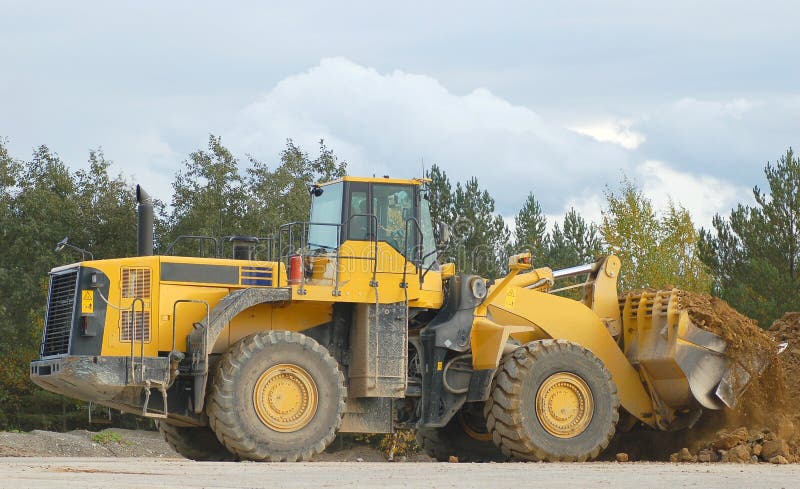 Front loader isolated stock photo. Image of assembly - 34046632