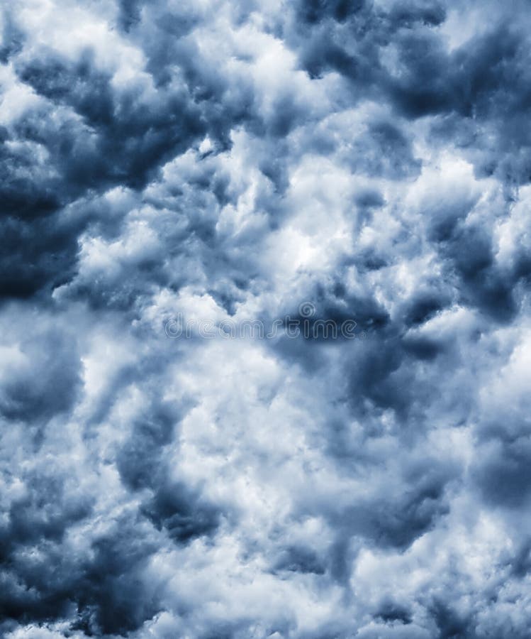 Heavy Gale Black Stormy Clouds Stock Photo - Image of storm, danger ...