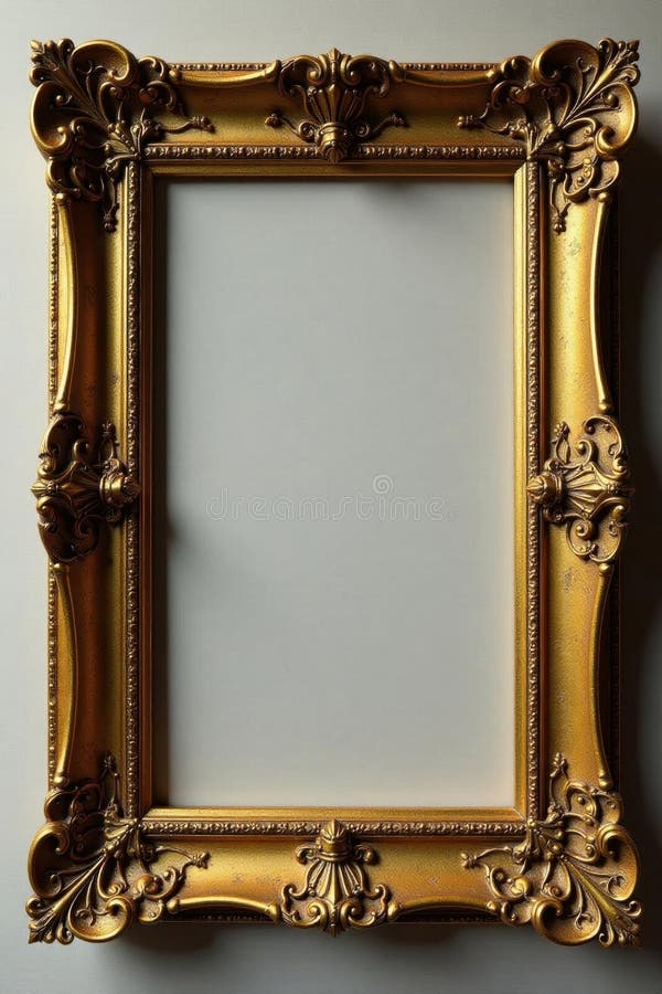 Heavy Gold Frame, Distressed Finish, Regal Design, Photo Frame, Elegant ...