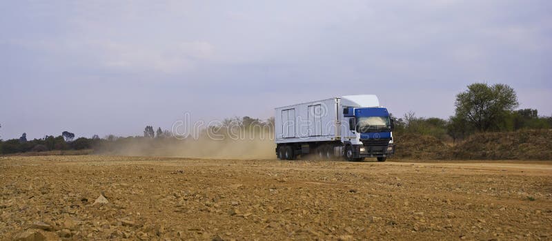 Heavy Goods in Transit stock image. Image of container - 11141825