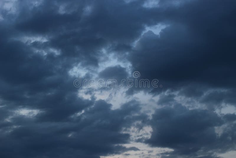 Heavy Gray Clouds in the Sky Stock Image - Image of clouds, nature ...