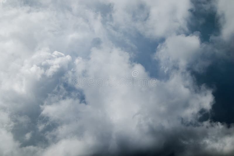 Heavy Grey Clouds in the Sky before the Rain - Image Stock Image ...
