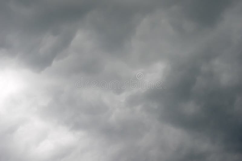 Heavy Grey Clouds in the Sky before the Rain - Image Stock Image ...