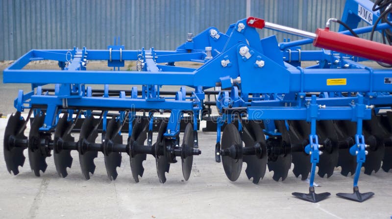 Heavy Industrial Agriculture Machinery Stock Photo - Image of heavy ...