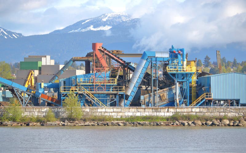 Heavy Industrial Machinery and Landscaping Stock Image - Image of heavy ...