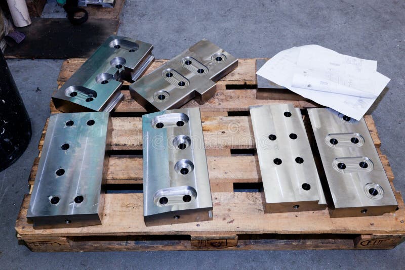 Heavy Industrial Shipbuilding Elements, Tools. Industry Stock Photo ...