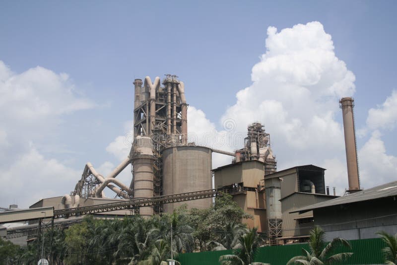 Heavy Industry Building stock photo. Image of green, environmental ...