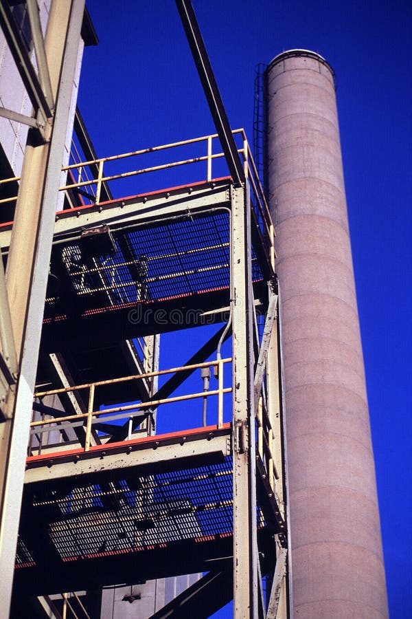 Heavy industry stock image. Image of platforms, chimney - 46745969