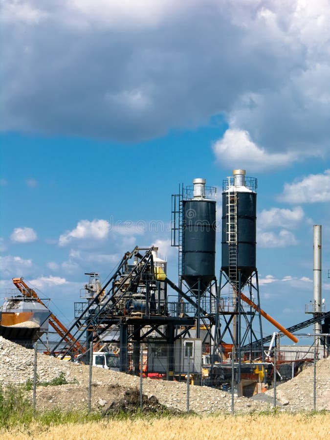 Heavy Industry Near Gladstone, Queensland Stock Image - Image of ...