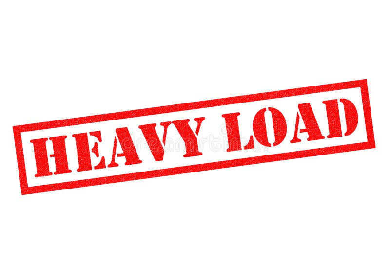 No Heavy Load, Do Not Place Heavy Objects on Surface, Prohibition Sign ...