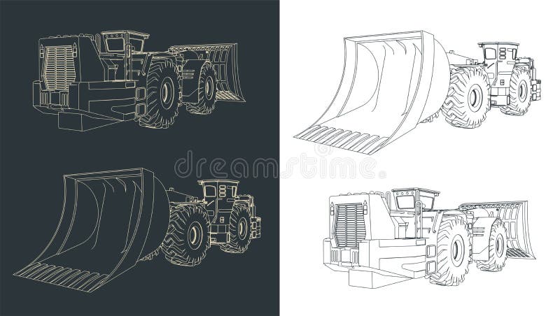 Loader Blueprints Stock Illustrations – 76 Loader Blueprints Stock ...