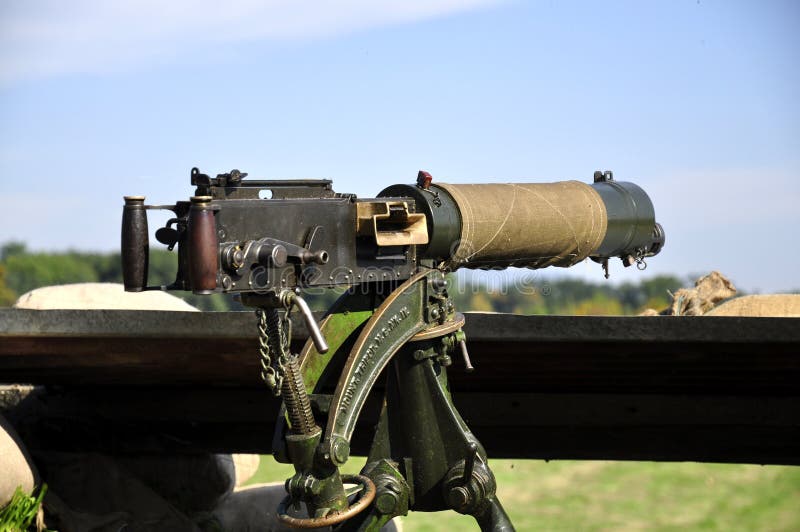 Military machine-gun stock photo. Image of color, crow - 19293430