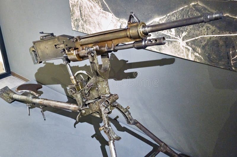 Heavy machine gun stock photo. Image of army, hotchkiss - 332676872