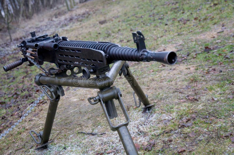 Heavy machine gun stock image. Image of heavy, mobile - 36474979
