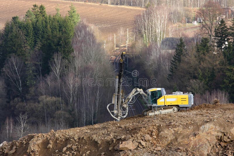 Heavy machinery stock photo. Image of excavator, machine - 12403848