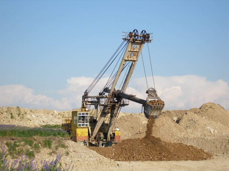 Heavy machinery stock photo. Image of trespassing, dirt - 238908