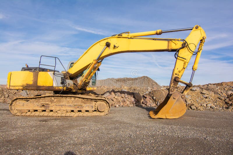 Heavy Machinery for the Construction Stock Photo - Image of technology ...