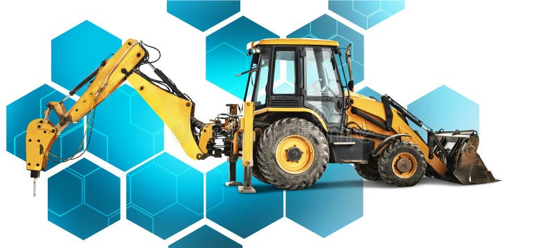 Heavy Machinery Equipped for Complex Construction Tasks in a Vibrant ...