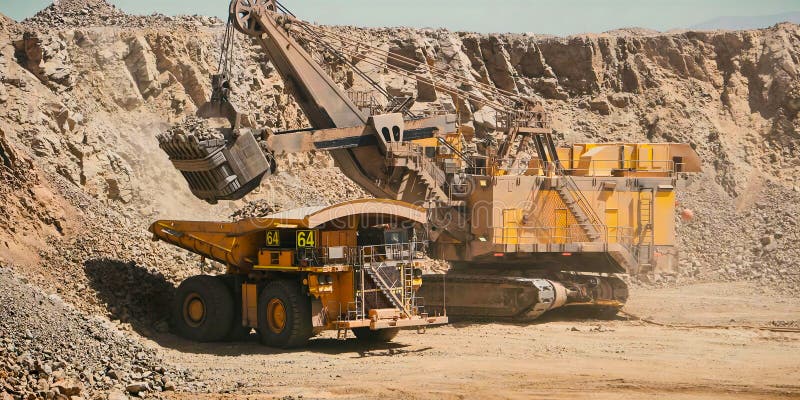 Heavy Machinery for the Extraction and Transportation of Minerals in ...