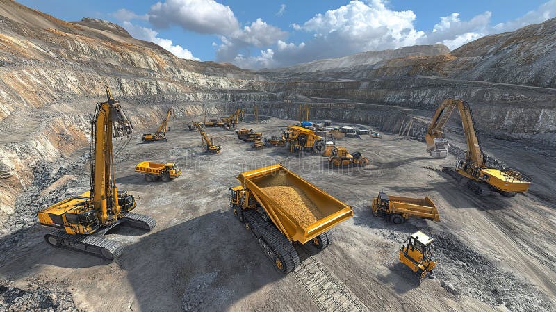 Heavy Machinery Operations in a Large Mining Site with Multiple ...