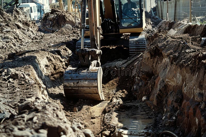 Heavy Machinery Used for Land Preparation and Construction, Suitable ...