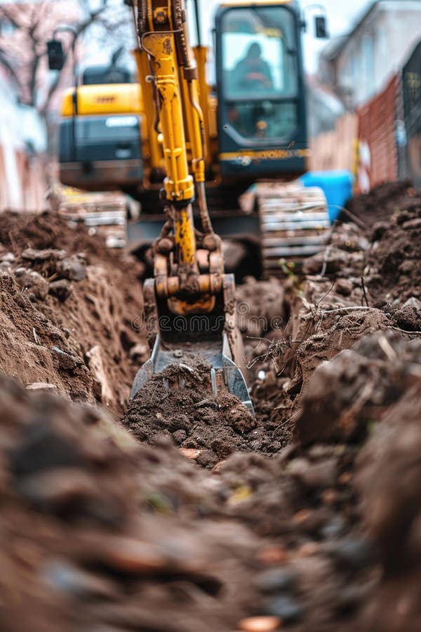 Heavy Machinery at Work, Clearing Land or Preparing Site for ...