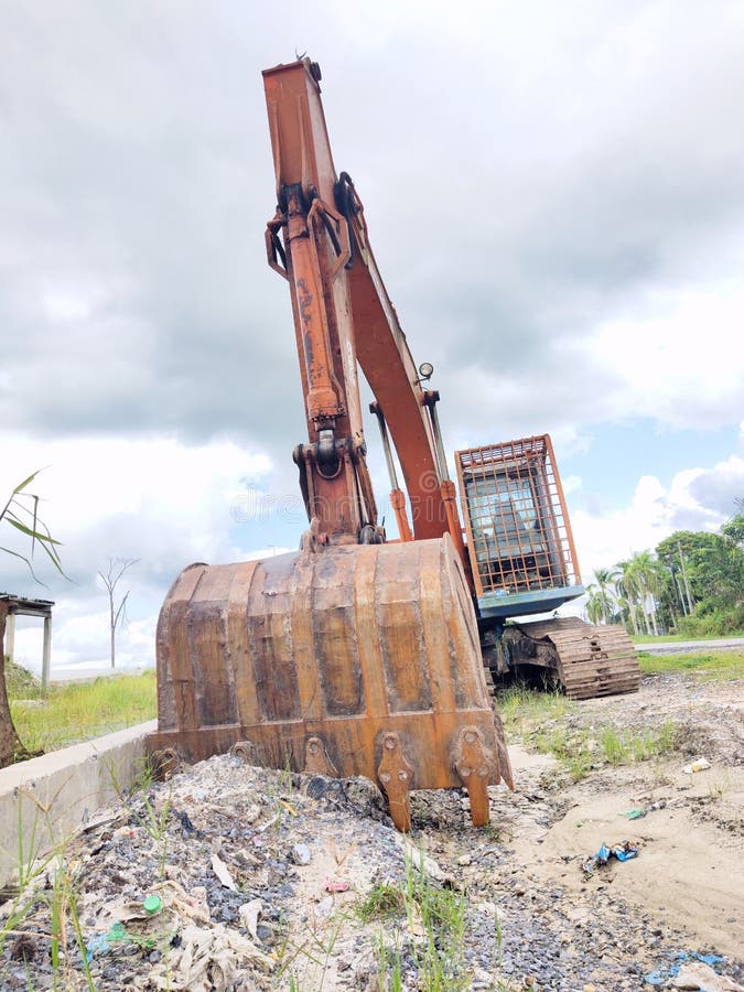 Heavy Machinery at Work Ready To Go Stock Image - Image of heavy, ready ...