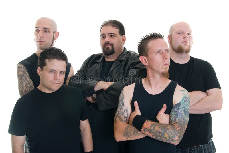 Heavy metal band stock photo. Image of tough, musicians - 11409580
