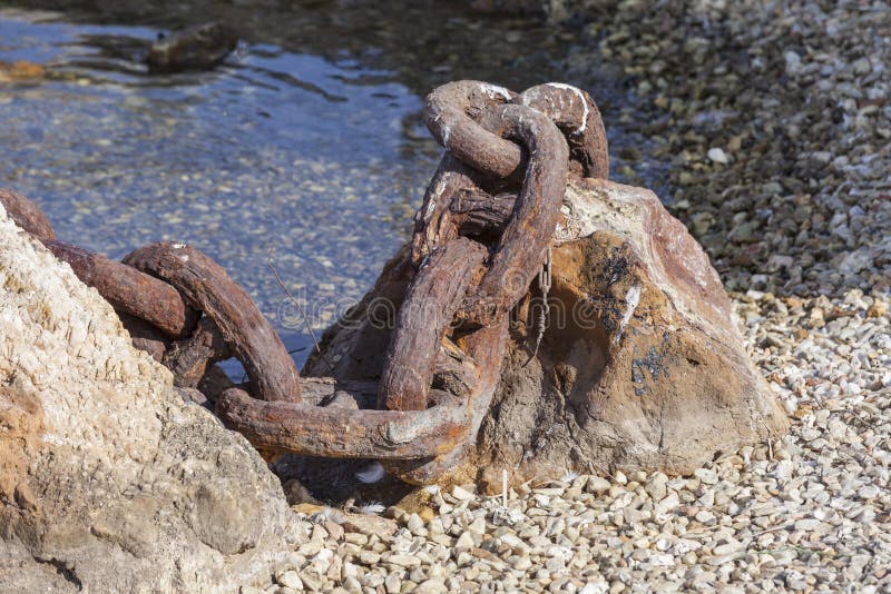 Heavy Metal Chain stock image. Image of construction - 91867417
