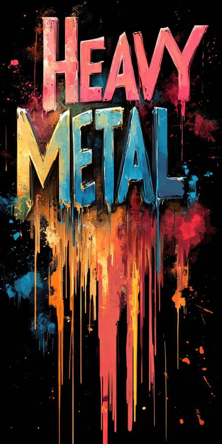 Heavy Metal Design Stock Illustrations – 64,863 Heavy Metal Design ...