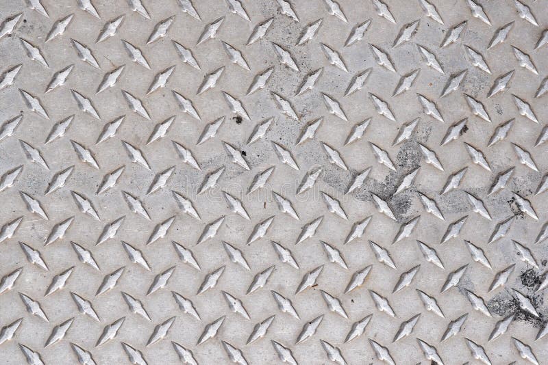 Heavy Metal Diamond Plate Texture Med Grunge Och Smuts Arkivfoto - Bild ...